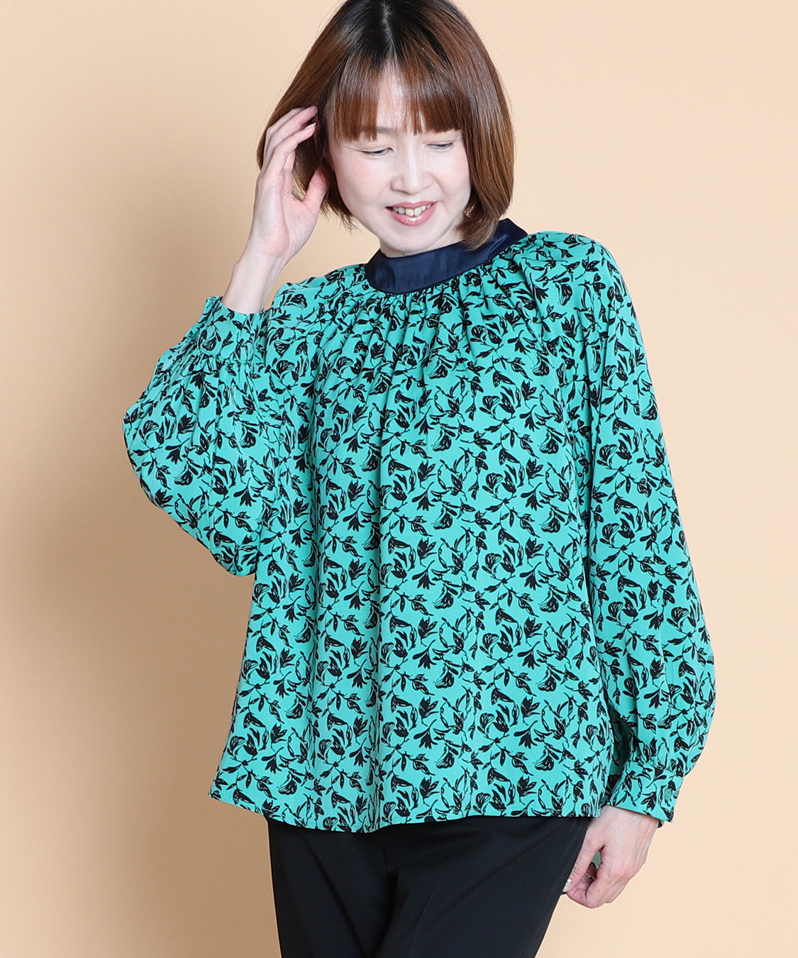 ボタニカルプリント 【2024秋冬新作】 elife_select(イーライフセレクト) 50代60代からのファッション通販elife store(イーライフストア) – elife ...