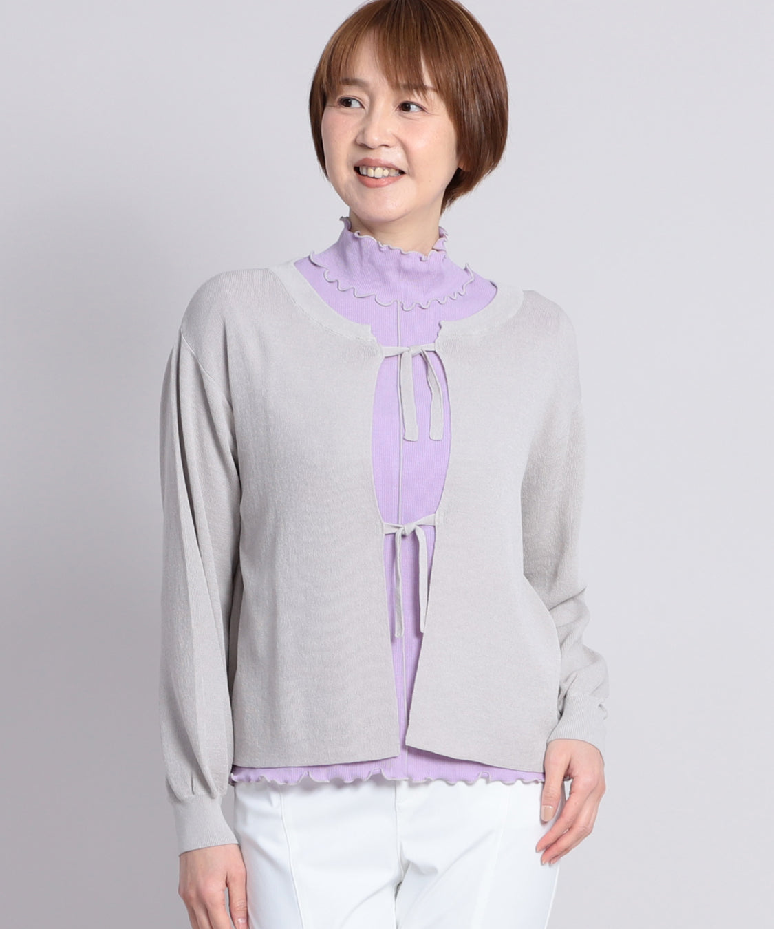 リネンライクフライスニットカーディガン DAYTIME(デイタイム) ブランド公式ストア 50代60代からのファッション通販elife store(イーライフストア) – elife ...