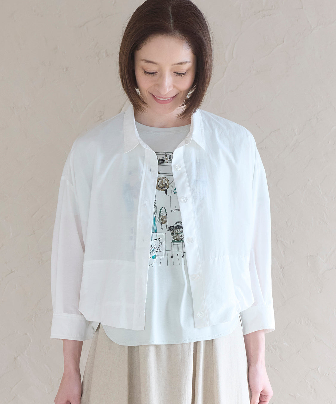 スナイデルワッシャークロスシャツ Ami by LF (アミ バイ リンクフロー) 公式ストア 50代60代からのファッション通販elife ...