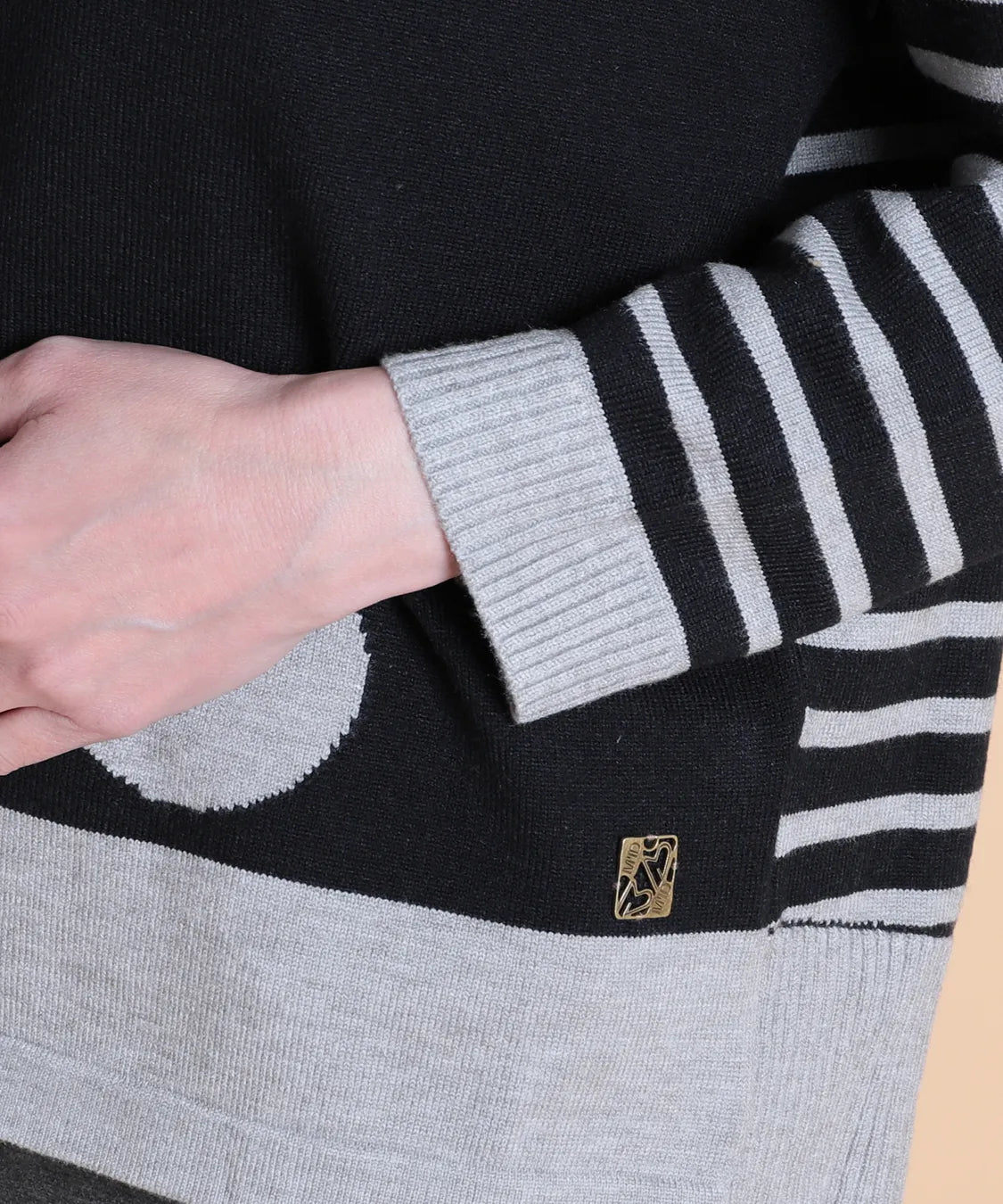 ドットボーダーMIXニットプルオーバー M'ID KANSAI YAMAMOTO (ミッド カンサイ ヤマモト)ブランドストア 50代60代からのファッション通販elife store(イー ...